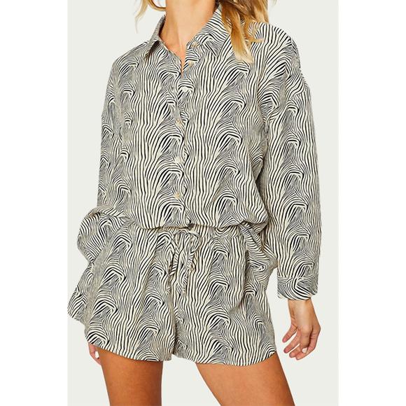 Pretty Garbage | Tops | New Pretty Garbage Oversized Zebraprint ...